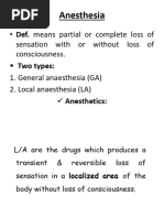 Local Anesthetics | PDF | Anesthesia