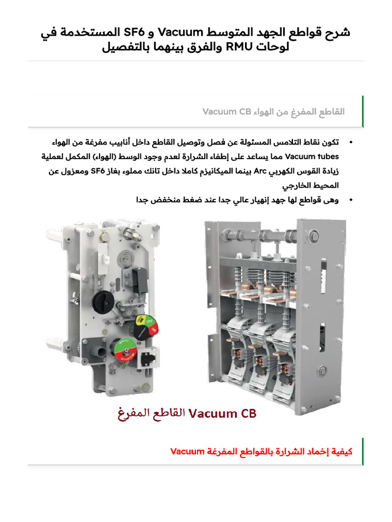 sf6 MV CB | PDF