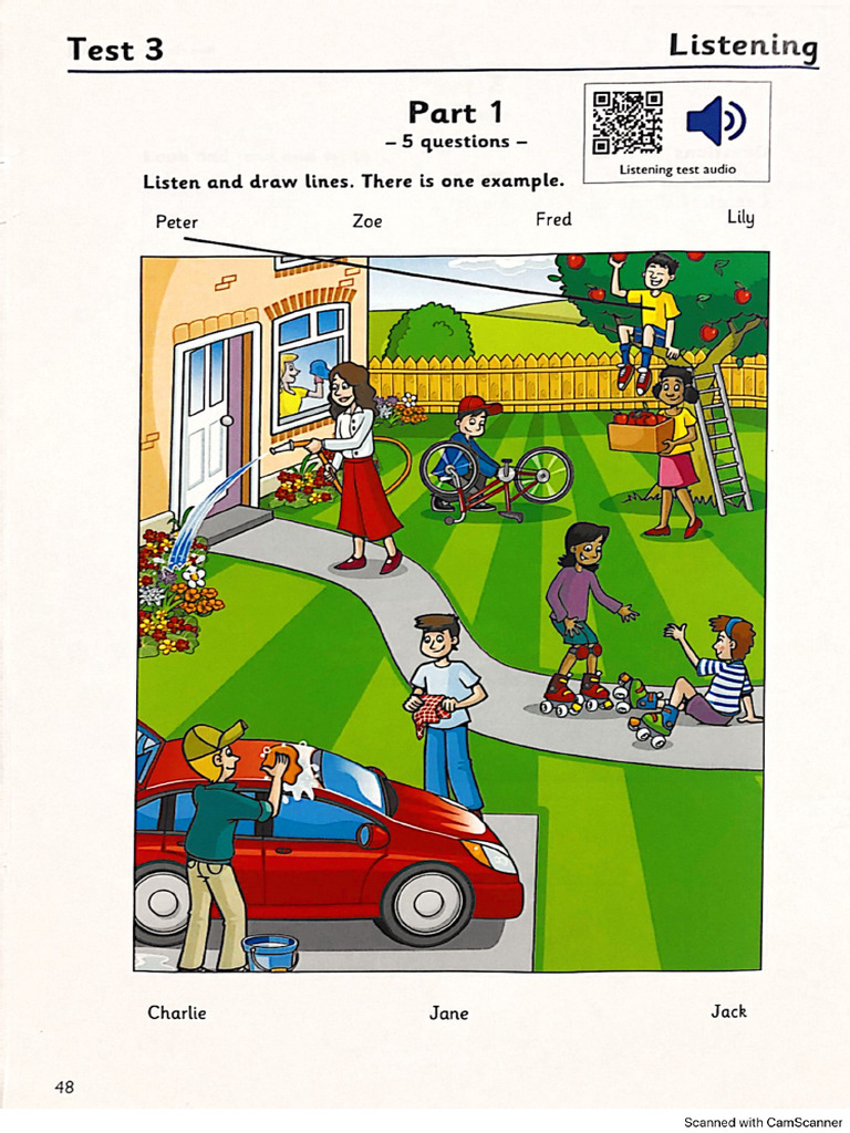 Movers 4 Test 3 Listening | PDF