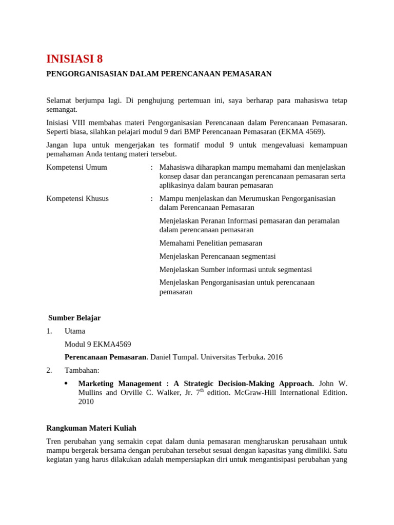 05 - Inisiasi 8 Ekma4569 | PDF