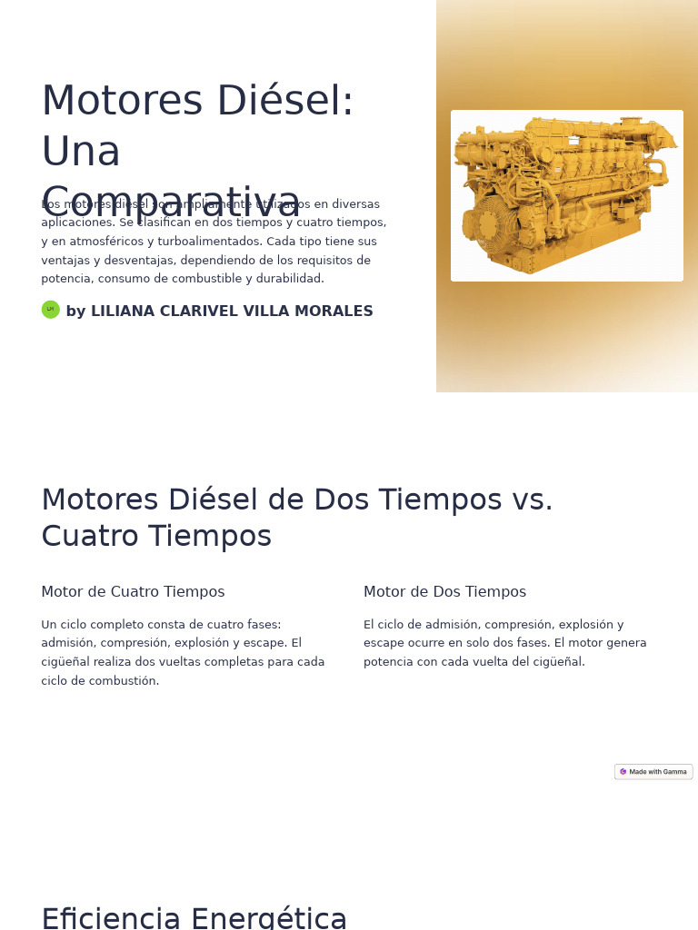 Motores-Diesel-Una-Comparativa | PDF