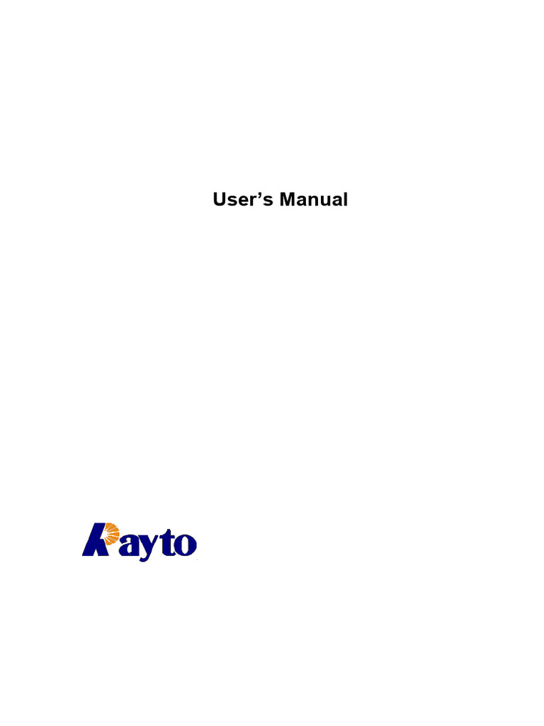 RT-2202 User's Manual V5.2e | PDF