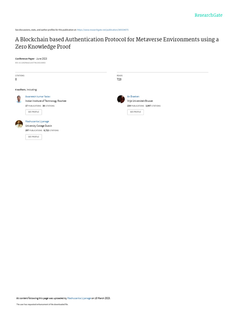 IEEE MetaCom 20231 | PDF