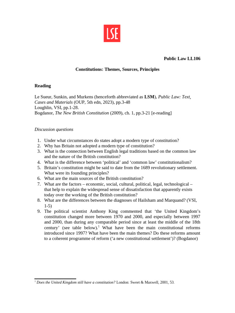 4 - Constitutions | PDF