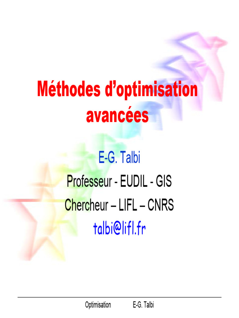 Cours Optimisation | PDF