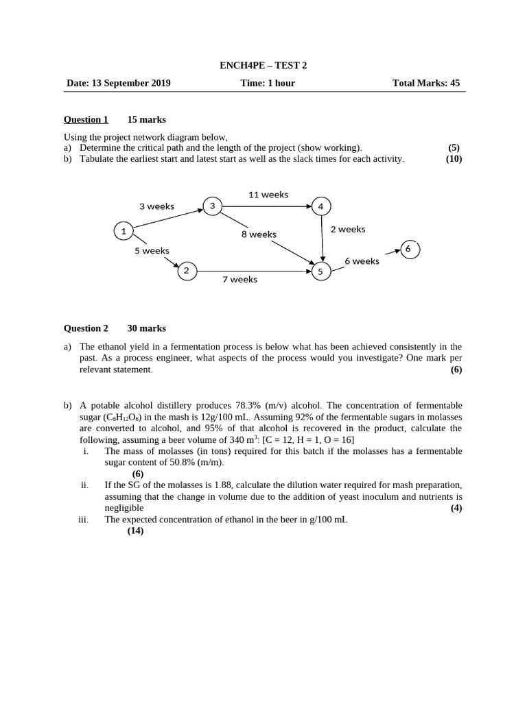 Test 2 Solutions | PDF