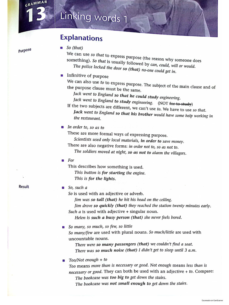 Linking Words and Discourse Markers | PDF