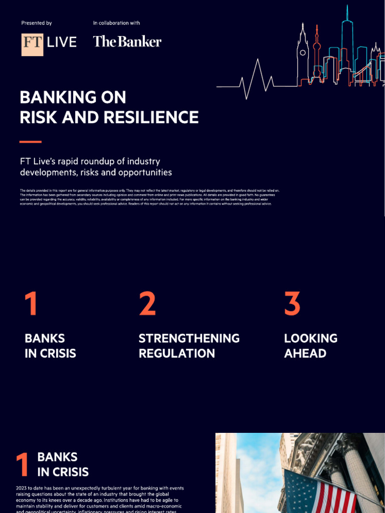 FT Banking Risk and Resilience Brochure Flyers | PDF | Banks | Business