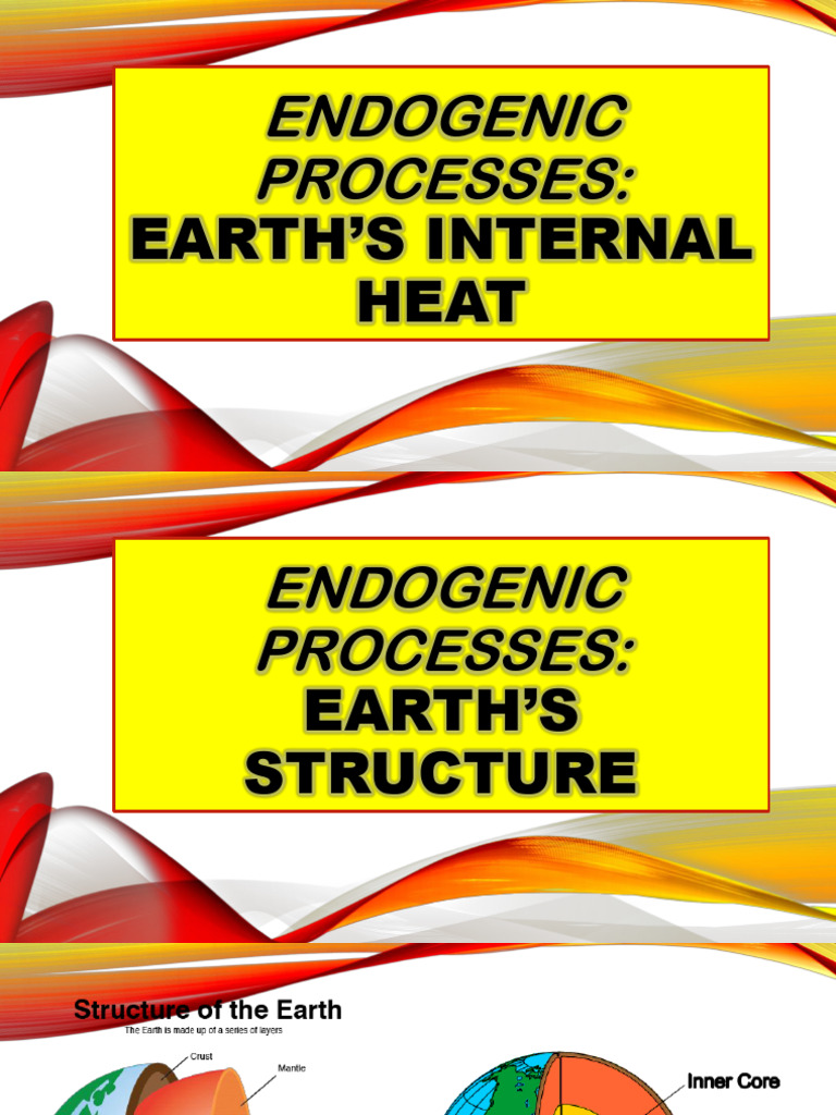 Endogenic Processes Internal Heat | PDF