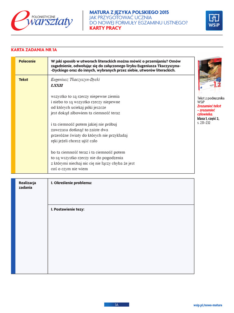 matura-z-jezyka-polskiego-KARTY-PRACY | PDF matura-z-jezyka-polskiego-KARTY-PRACY | PDF