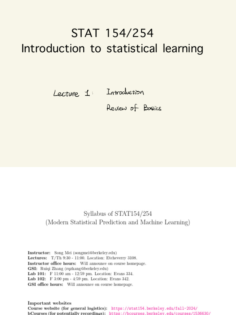 Lecture 1 Preview | PDF