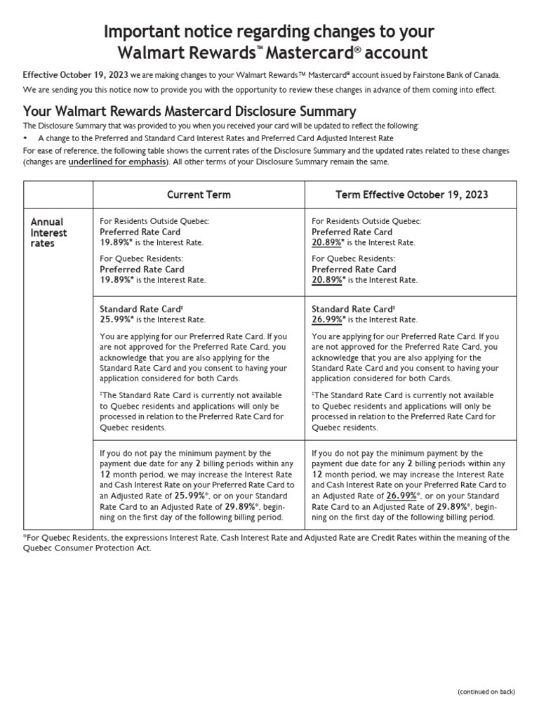 SummaryOfChanges Fall23 FAQS EN | PDF