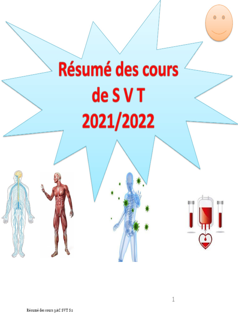 Résumé des cours svt 3ac 2e semestre 2021-2022 | PDF