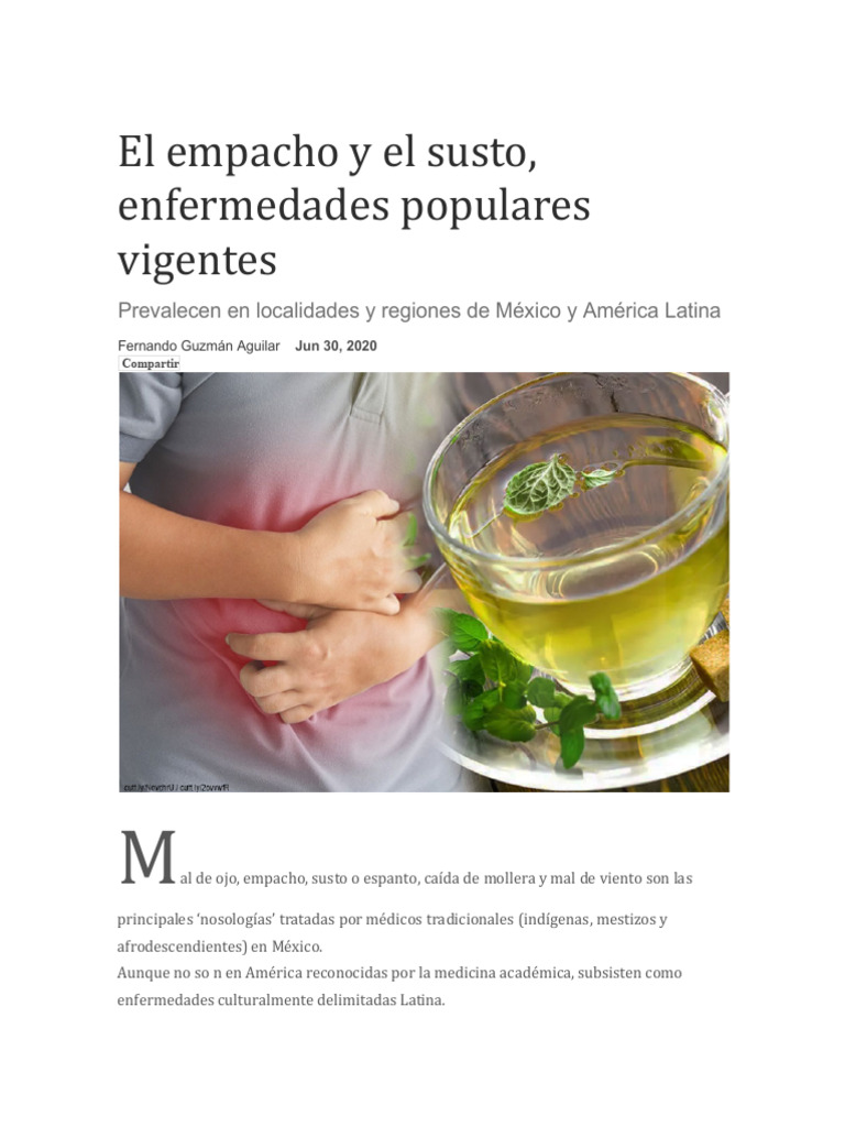 06.el Empacho Y El Susto | PDF