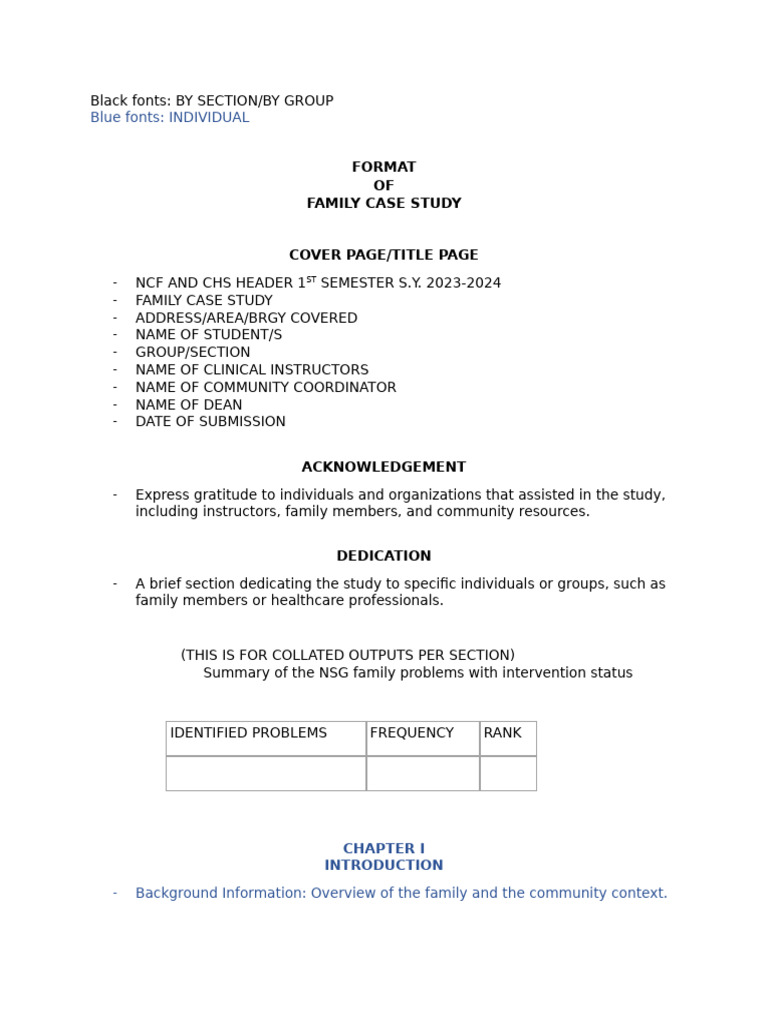 FAMILY-CASE-STUDY | PDF