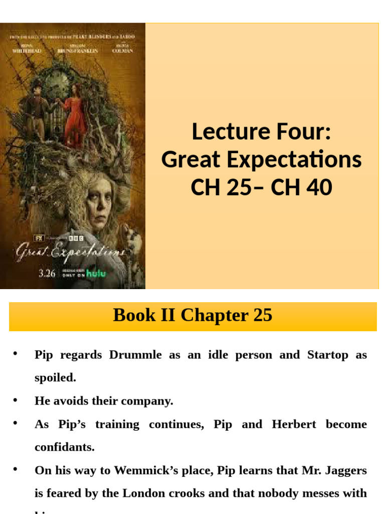Great Expectations: Chapters 25-40 Summary | PDF | Estella (Great Expectations) | Mystery ...