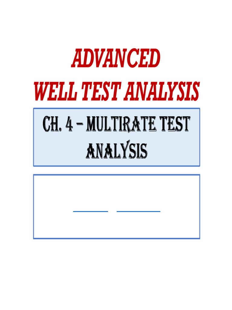 Chapter 4 - Multi-Rate Tests | PDF