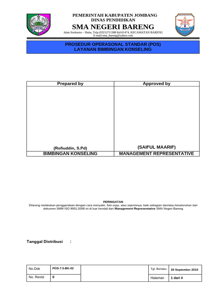 Pos-7.5-Bk-02. Layanan BK | PDF