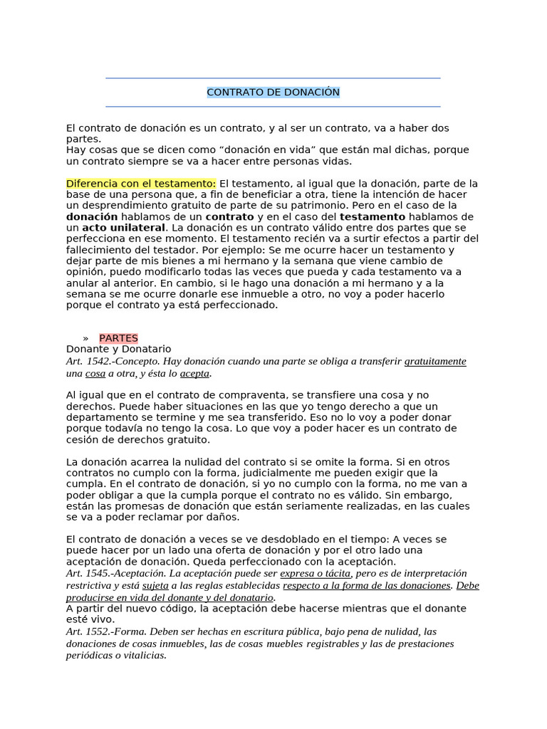 Contratos 3ra parte | PDF