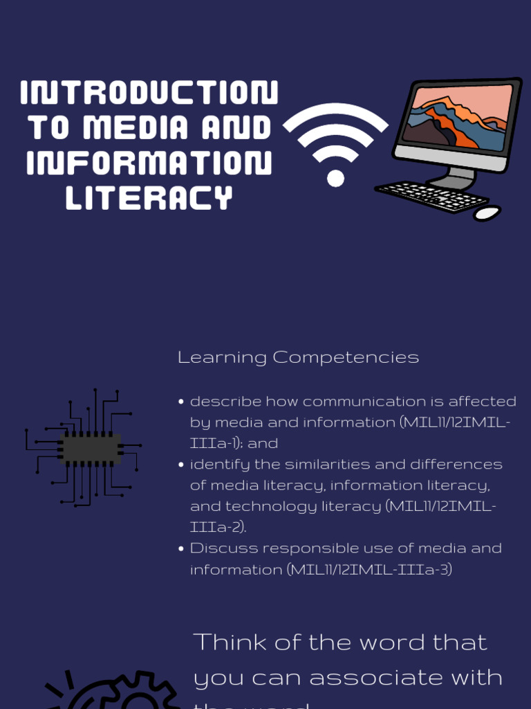 Lesson 1 Mil Inroduction To Media and Information Literacy Lesson 1 | PDF
