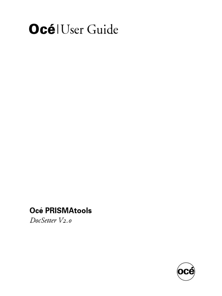 DocSetter 20 UserGuide v1 m56577569830530089 | PDF