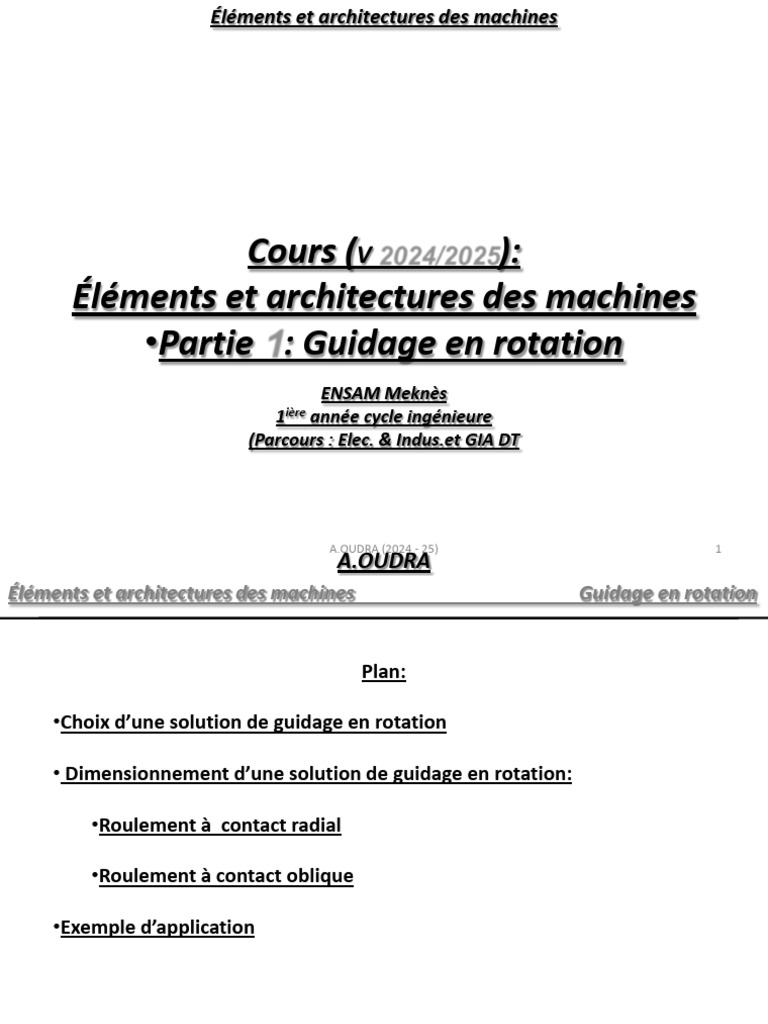 Diapos Ã©tudiants EAdM | PDF