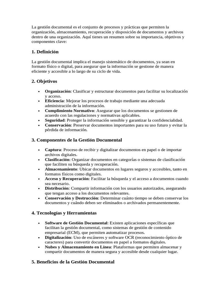 Gestion Documental Pdf