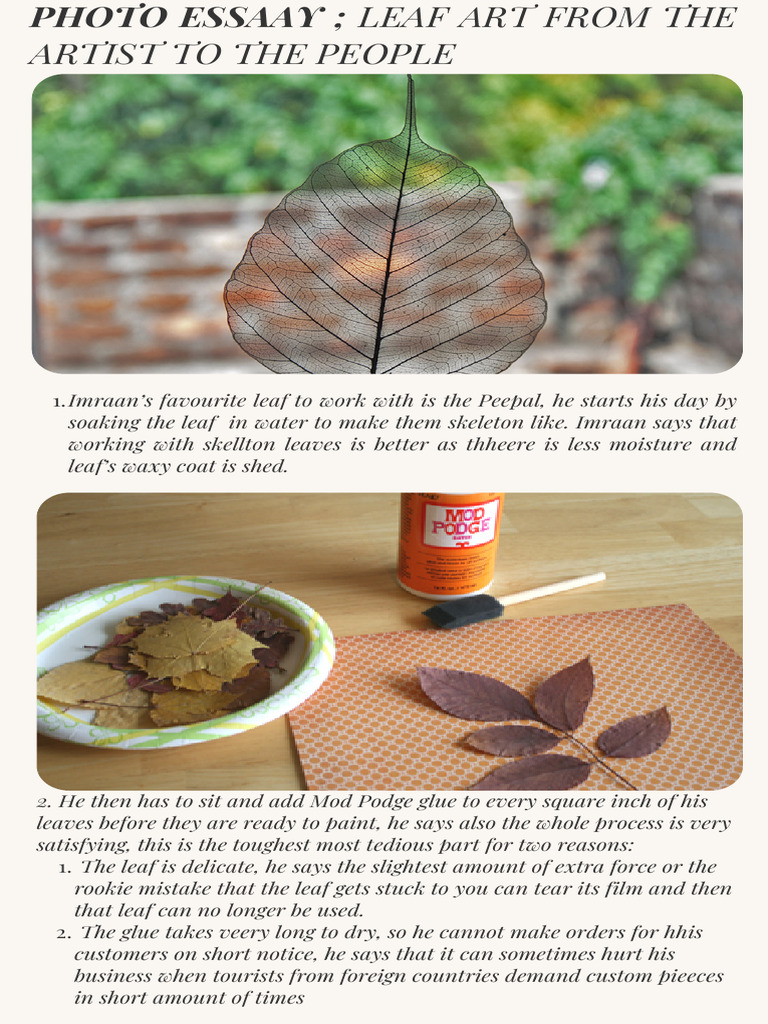 Photo Essay Journalism | PDF