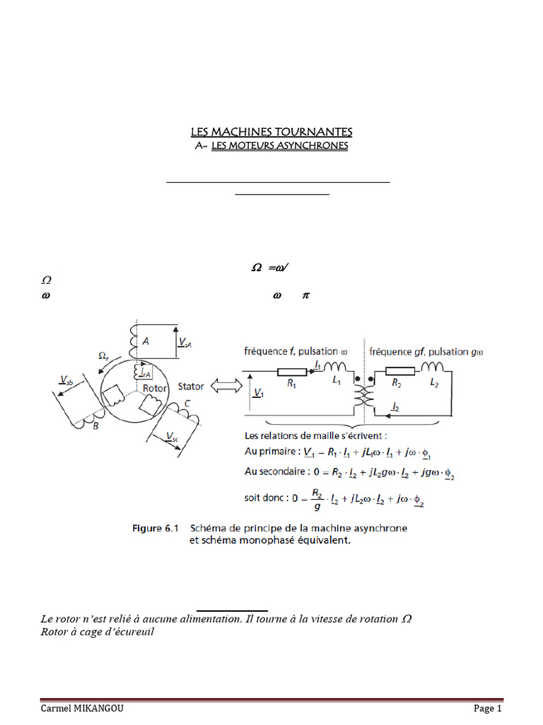Le Moteur Asynchrone | PDF