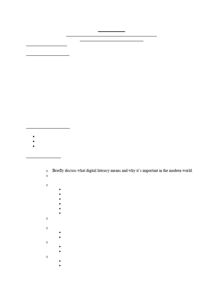 Lesson Plan of Computer of Oct For Grade 7 | PDF | Microsoft Word ...