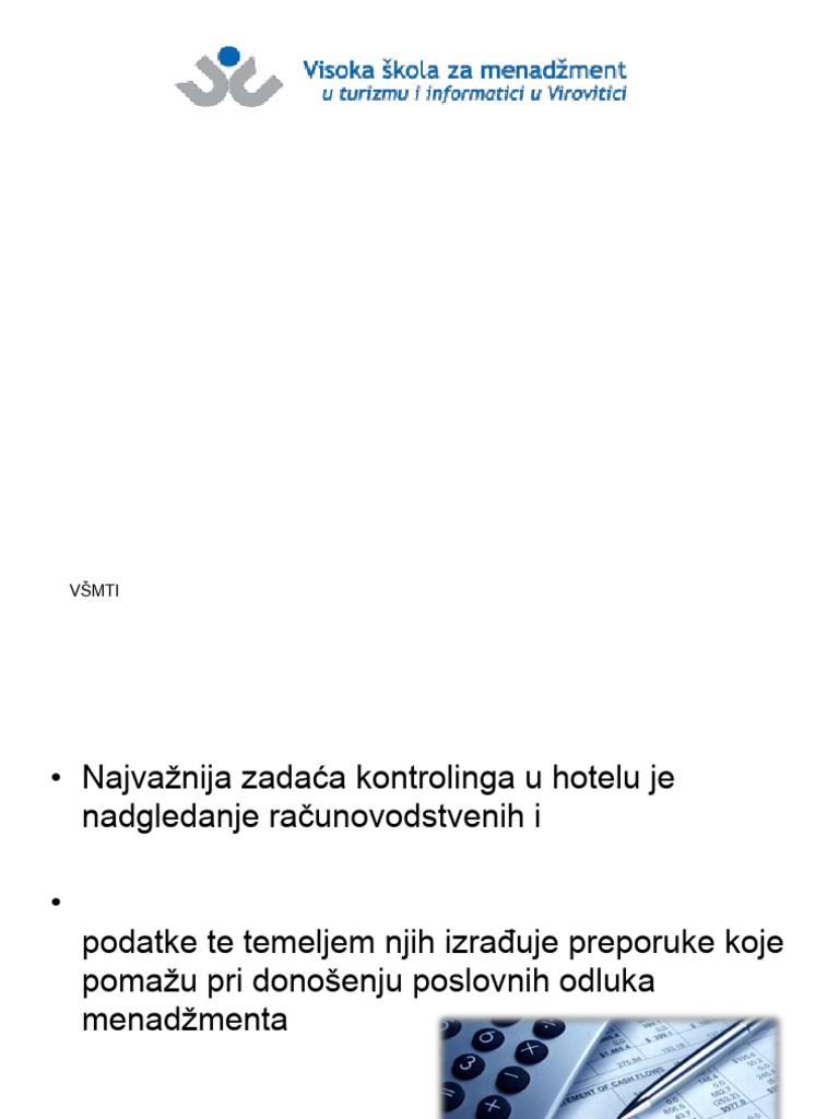 OPUO - 11. Kontroling U Hotelu | PDF