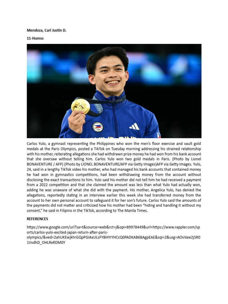 carlos yulo M.I.L | PDF