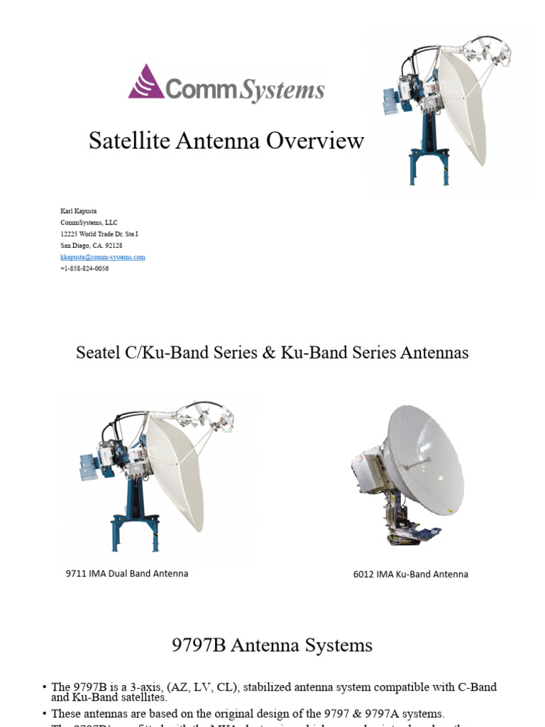 201910rvt Breakout05 Satellite Antenna Overview | PDF