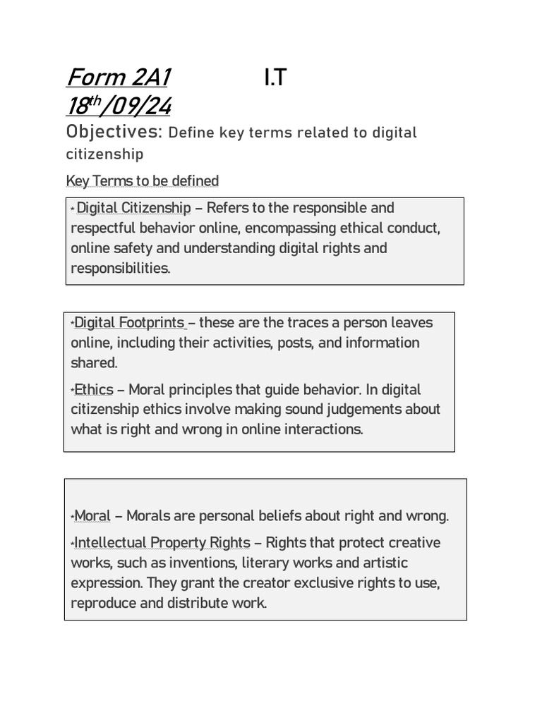 IT First Class Notes | PDF