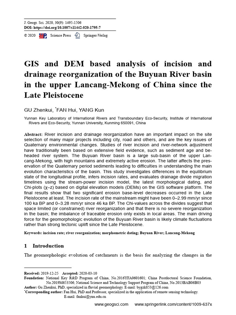 Zhen GeographicalChine | PDF