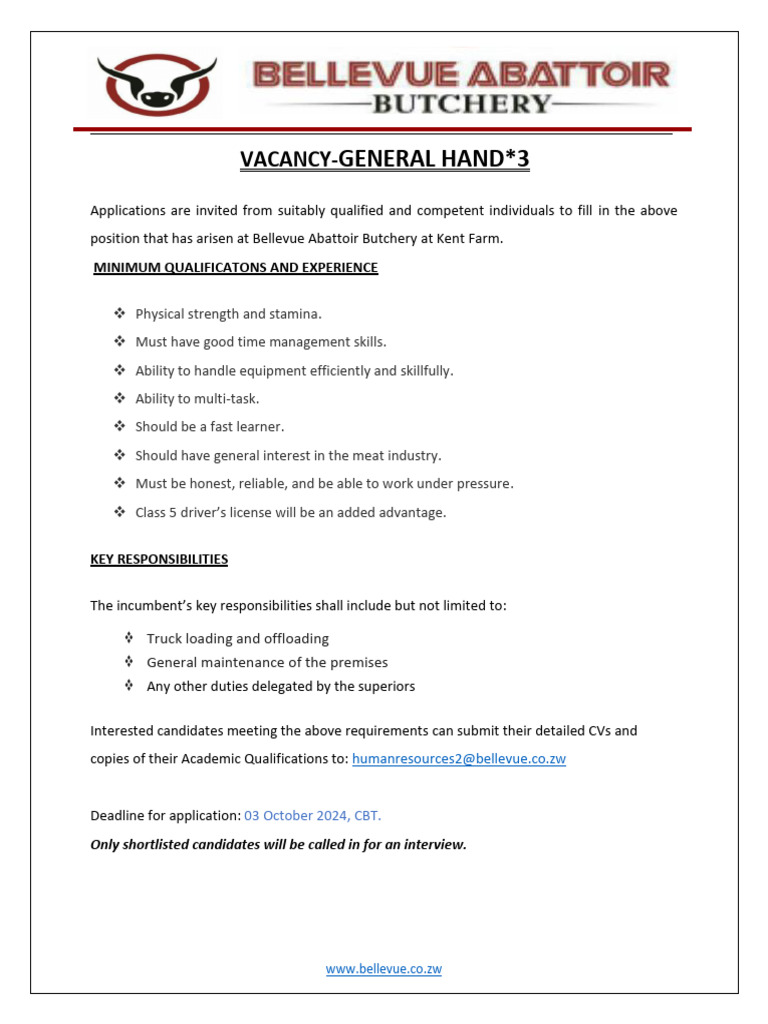 General Hand Advert | PDF