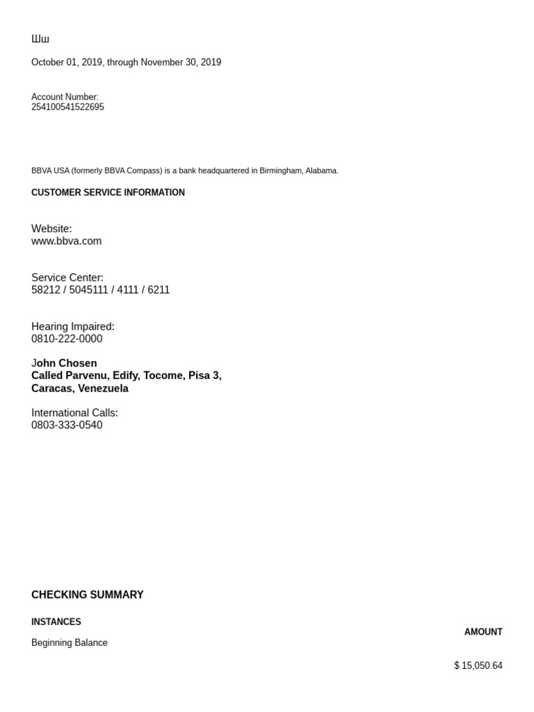 October 01, 2019, Through November 30, 2019: Customer Service ...