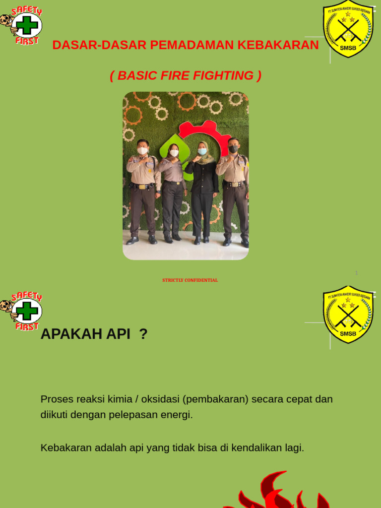 1. EPI Basic Fire Fighting | PDF