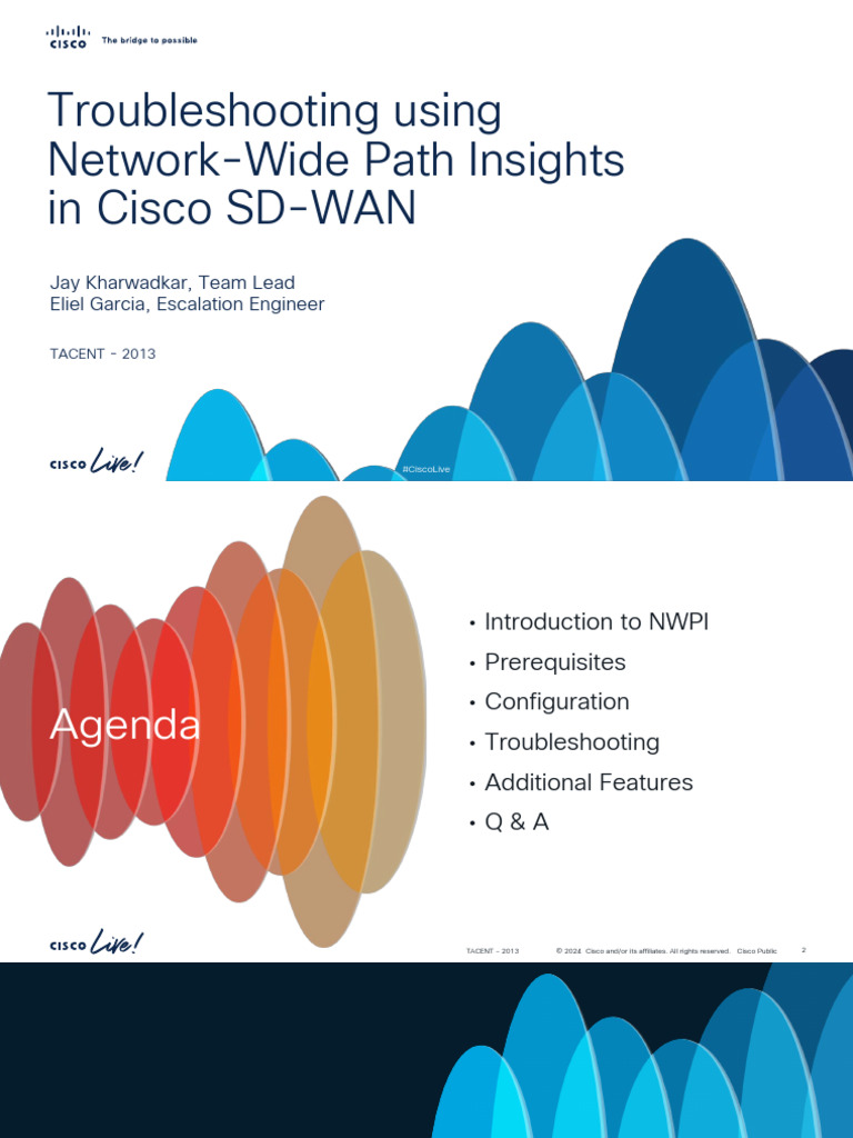 TACENT-2013 Troubleshooting Using Network-Wide Path Insights in Cisco SD-WAN | PDF