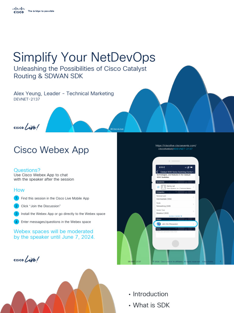 DEVNET-2137 Simplify Your NetDevOps Unleashing The Possibilities of Cisco Catalyst Routing and ...