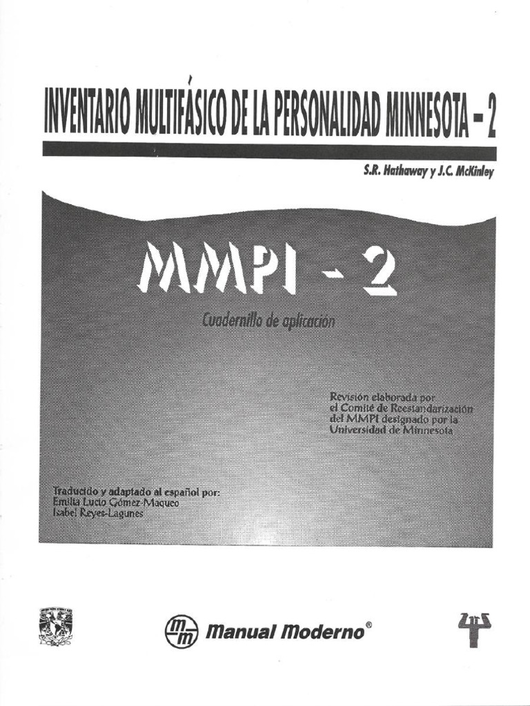 Mmpi 2 Preguntas | PDF