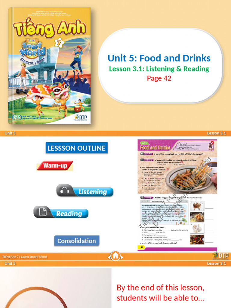 Unit 5 Lesson 3.1 - Listening - Reading | PDF