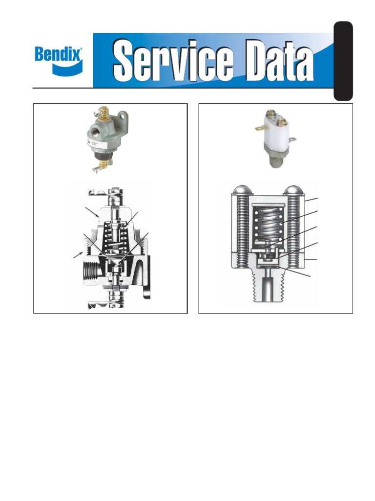 Bendix 223578 Switch Fuel Shutoff | PDF | Valve | Switch