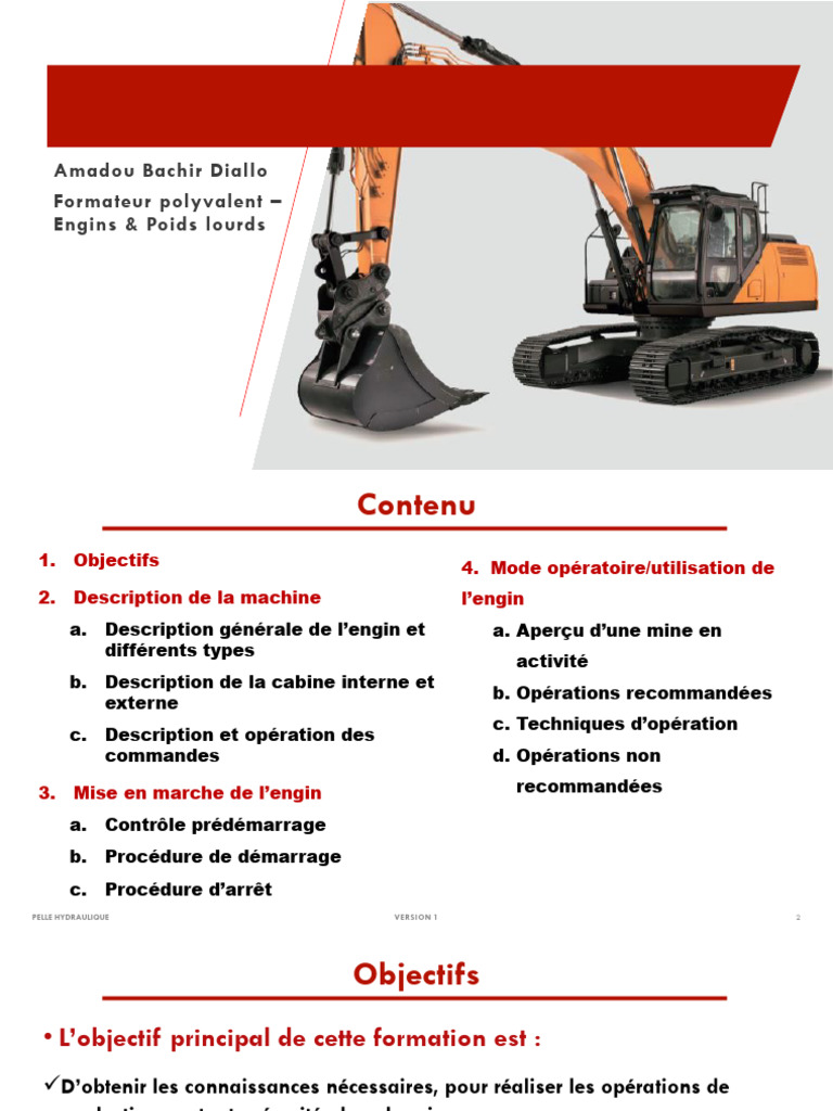 Module de Pelle Hydraulique (v1) | PDF