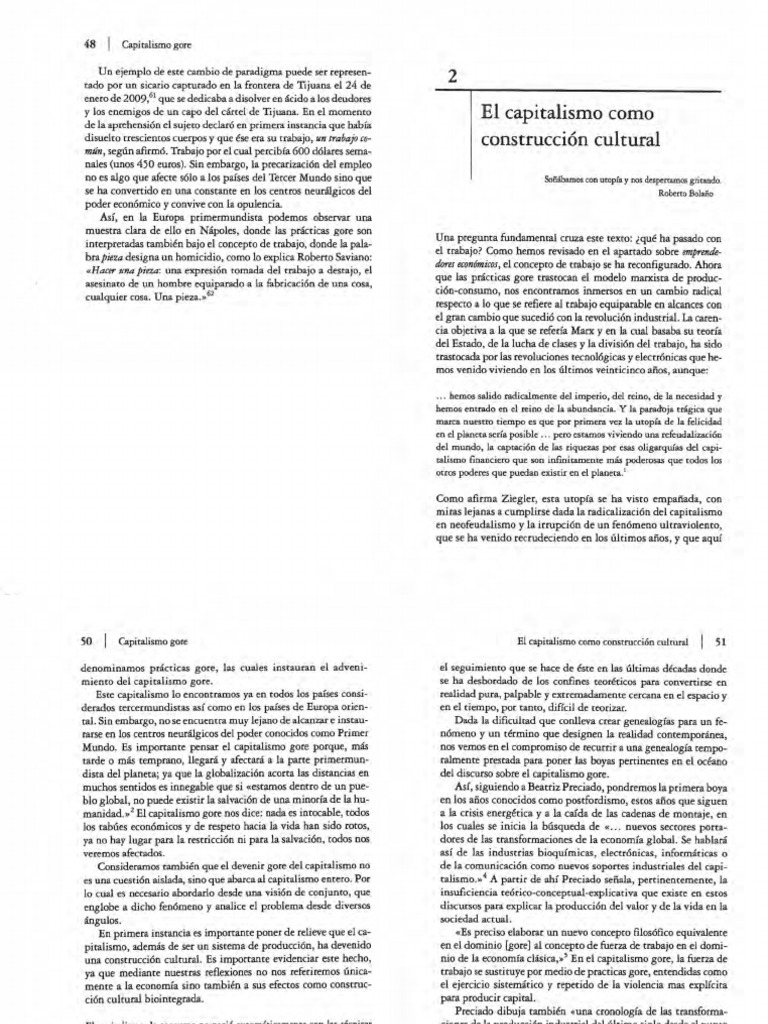 Sayak Valencia Capitalismo Gore Cap2 | PDF