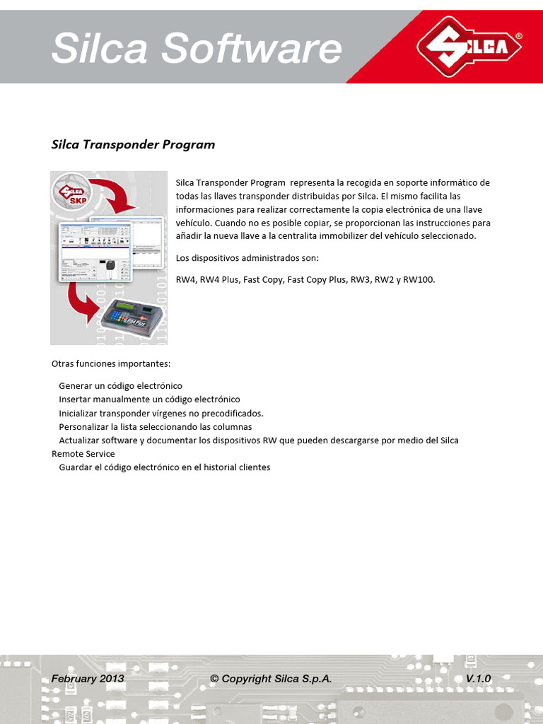 DWN Transponder Program Modulo Es | PDF