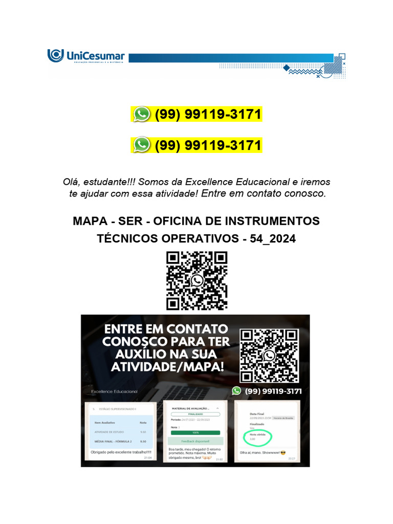 Mapa - Ser - Oficina de Instrumentos Técnicos Operativos - 54 - 2024 | PDF