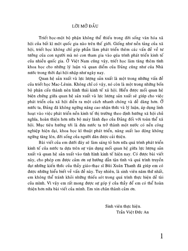 Van Dung Quy Luat Quan He San Xuat Phu Hop Vơi Trinh Do San Xuát Trong Nen Kinh Te Nuoc Ta | PDF