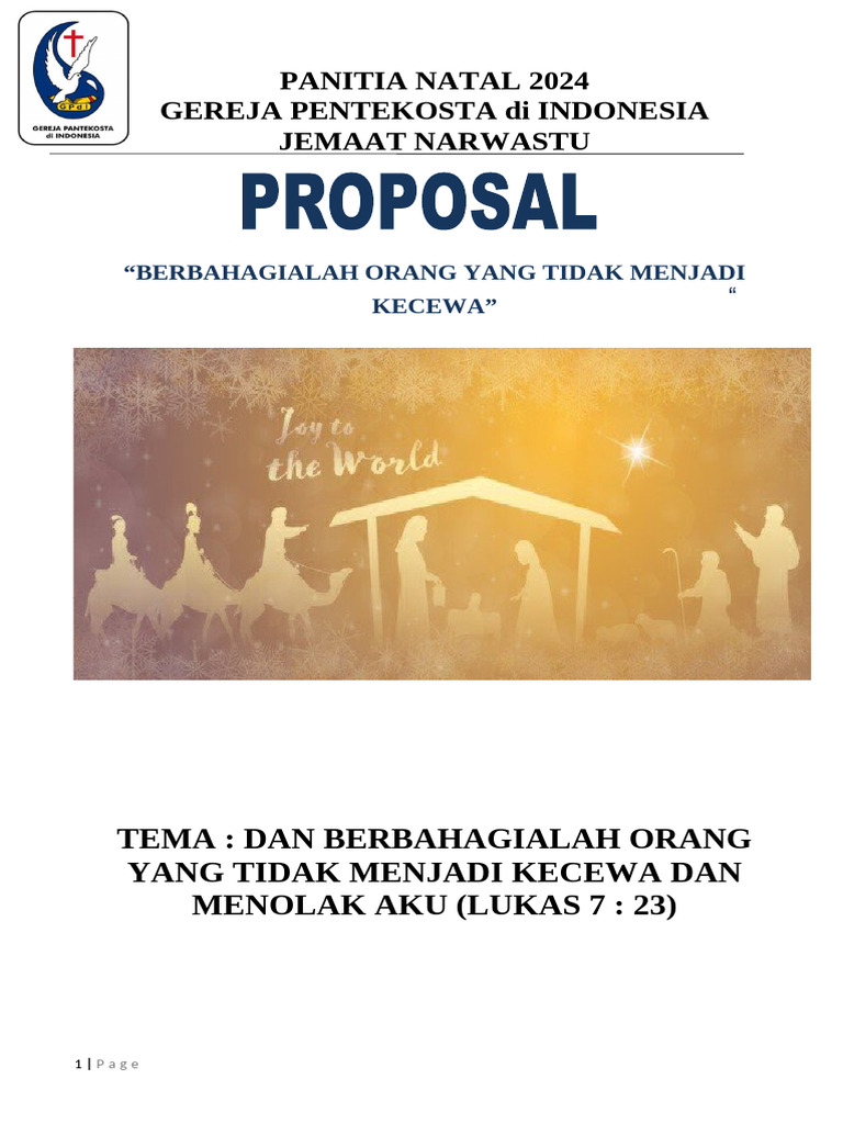 Proposal Natal 2024 | PDF