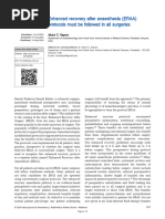 Eras Central Guidelines | PDF | Surgery | Analgesic